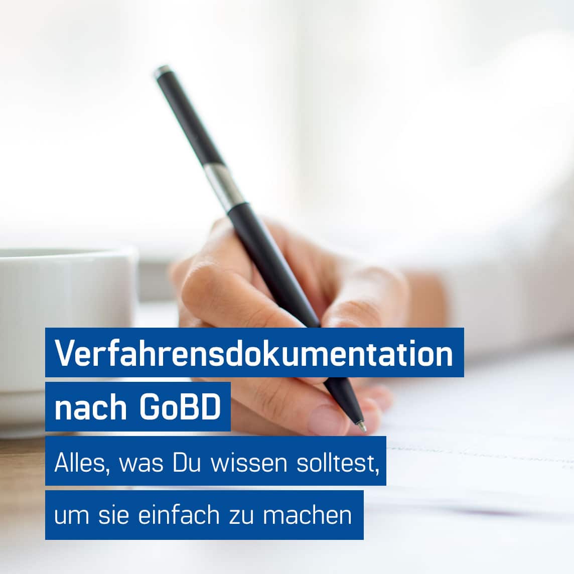 Verfahrensdokumentation nach GoBD mit Kassen meistern!